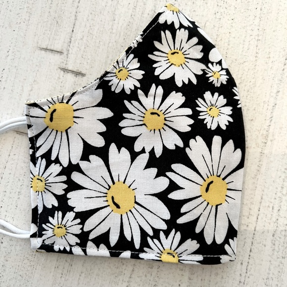 Hand Crafted | Accessories | Face Mask Daisy Adjustable And Reversible ...